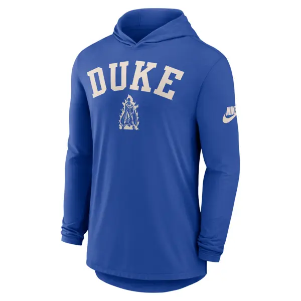 Nike Duke Legacy Arch Long Sleeve Hooded T-shirt - Blue