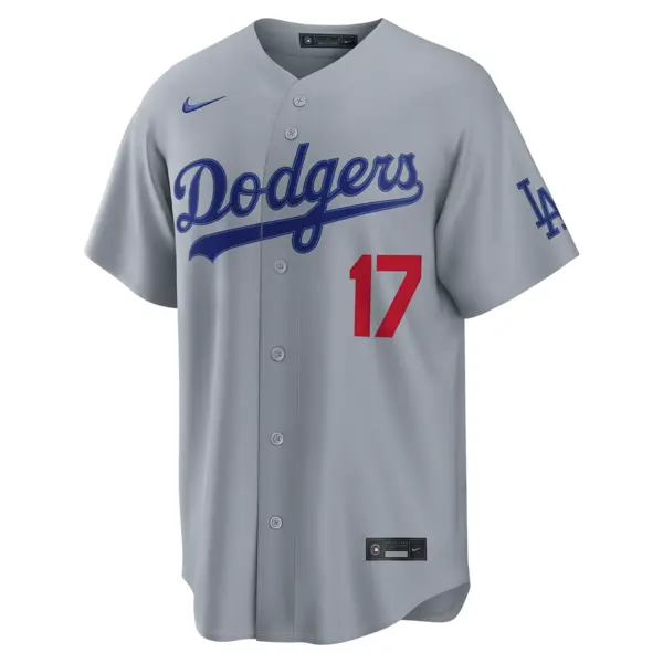 Nike Shohei Ohtani Los Angeles Dodgers Mlb Stadium Jersey - Grey