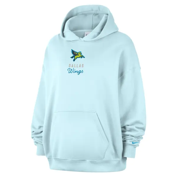 Nike Dallas Wings French Terry Oversized Pullover Hoodie