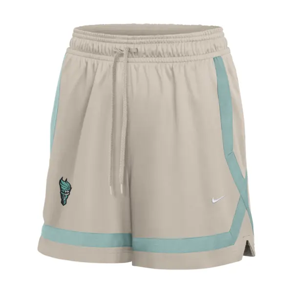 Nike New York Liberty 5" Studio Fleece Basketball Shorts - Brown