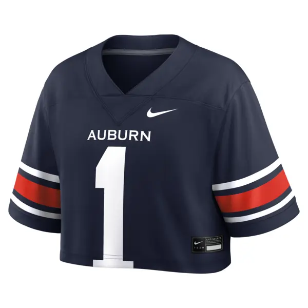 Nike Auburn Dri-fit College Cropped Game Jersey