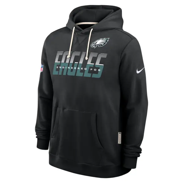 Nike Philadelphia Eagles Sideline Standard Issue Dri-fit Nfl Pullover Hoodie