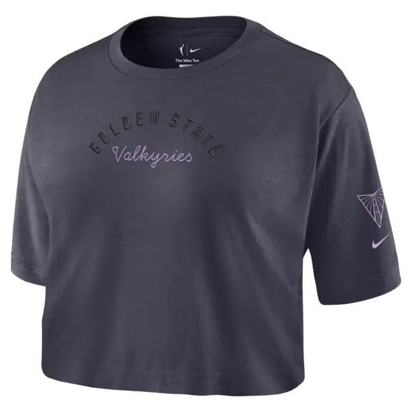 Nike Golden State Valkyries Cropped T-shirt - Grey