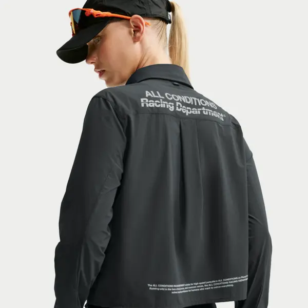 Nike Aireez Button-up Top - Grey