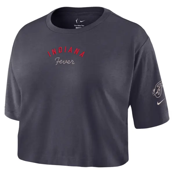 Nike Indiana Fever Cropped T-shirt - Grey