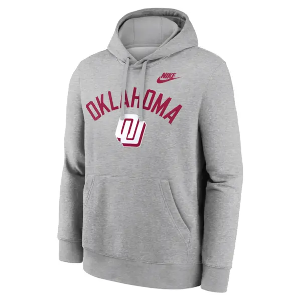 Nike Oklahoma Legacy Arch Club College Pullover Hoodie