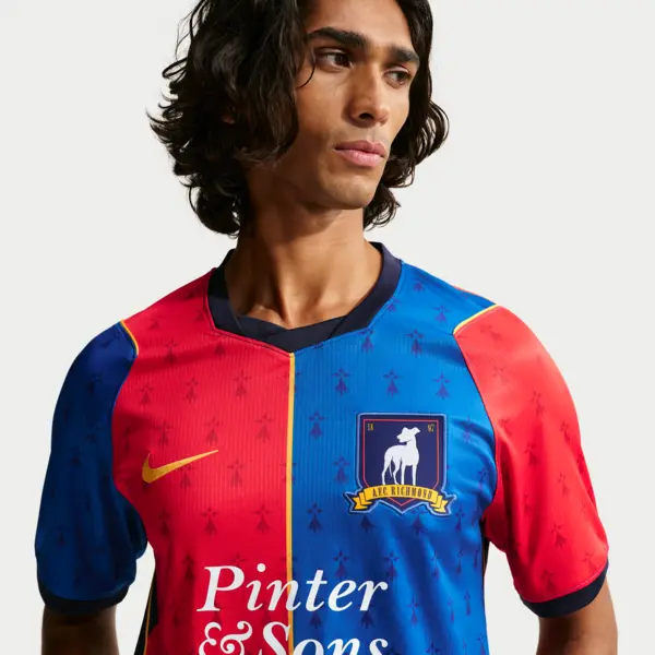Nike Afc Richmond Stadium Home Soccer Replica Jersey - Blue