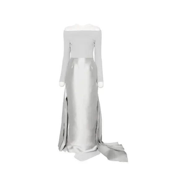 Solace London Grey Dresses Evening Dresses
