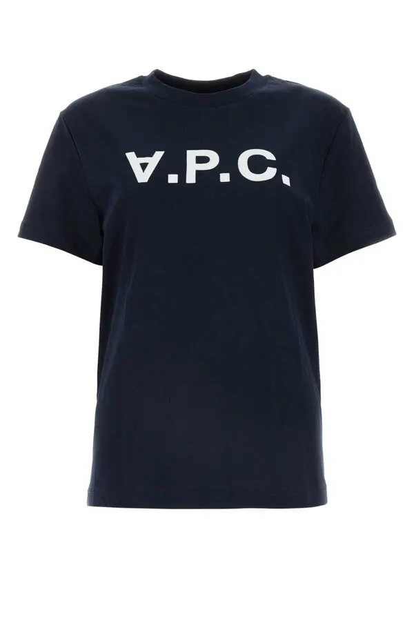 A.p.c. Midnight Cotton T-shirt - Blue