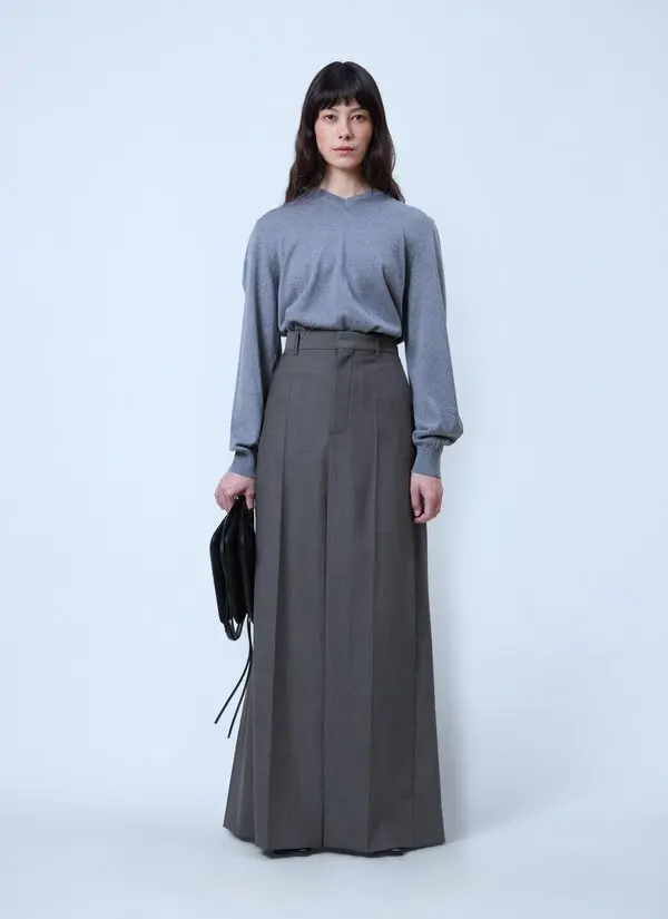 Phoebe Philo Double Slit Tailored Skirt