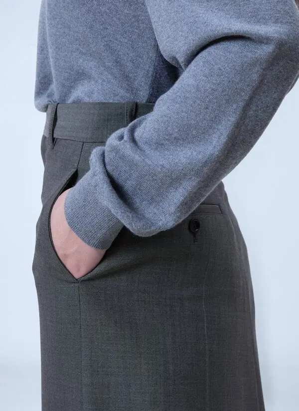 Phoebe Philo Double Slit Tailored Skirt