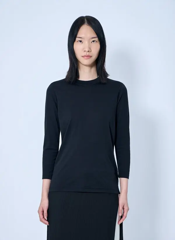 Phoebe Philo Cropped Sleeve T-shirt