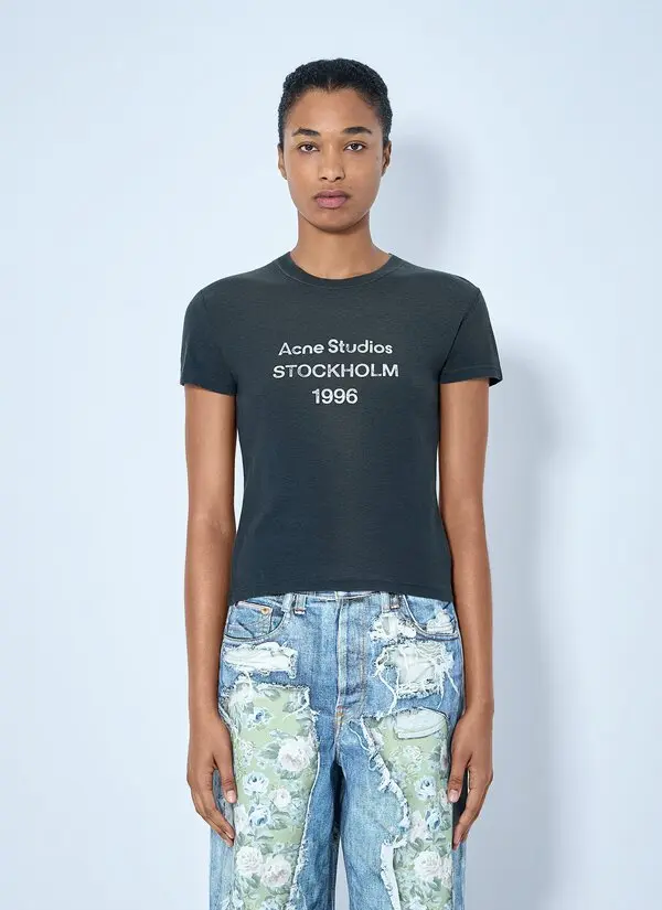 Acne Studios Fitted Logo T-shirt