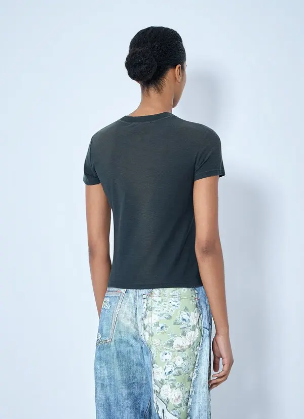Acne Studios Fitted Logo T-shirt