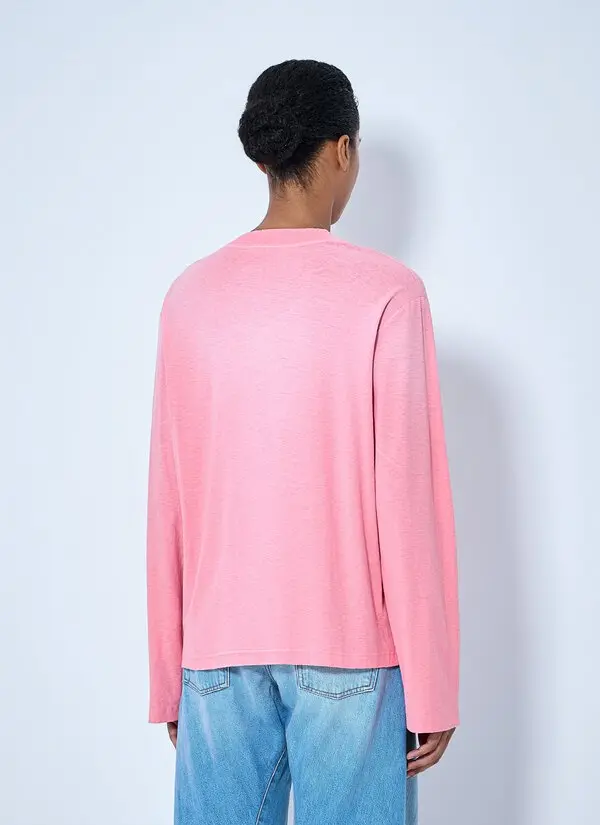 Acne Studios Sprayed 1996 Logo T-shirt - Pink