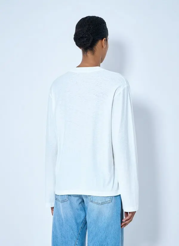 Acne Studios Logo Motif Long-sleeve T-shirt