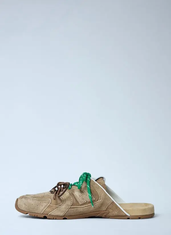 Miu Miu X New Balance 530 Mule Sneakers In Suede - Multicolor