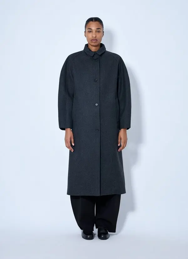 JIL SANDER Single-breasted Wool Coat