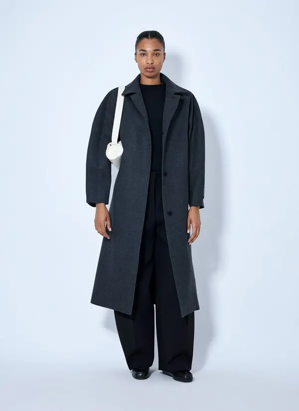 JIL SANDER Single-breasted Wool Coat