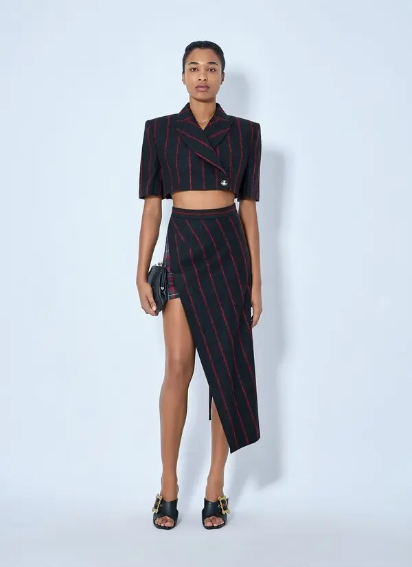 VIVIENNE WESTWOOD Cut Off One Button Blazer
