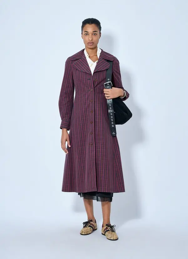 VIVIENNE WESTWOOD Belted Button-down Trench Coat