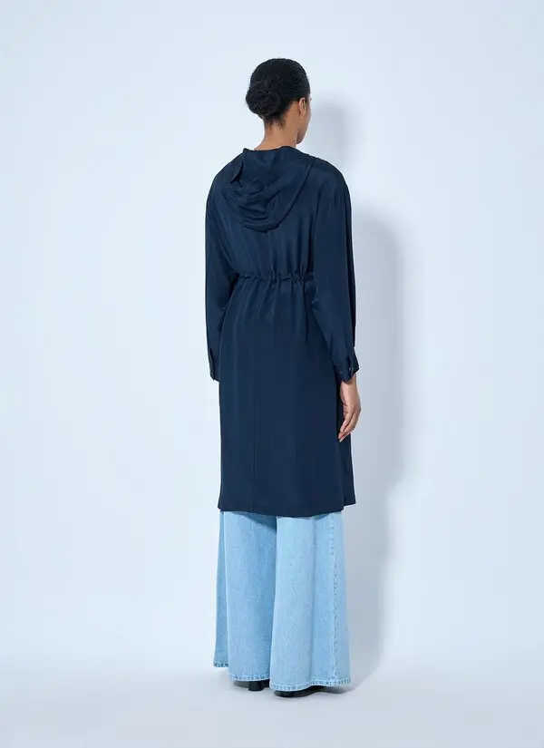 Max Mara Drawstring Hooded Coat