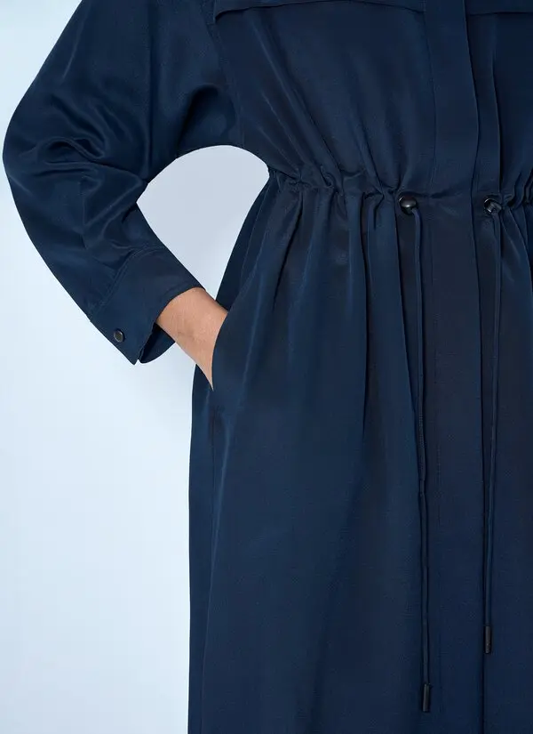 Max Mara Drawstring Hooded Coat