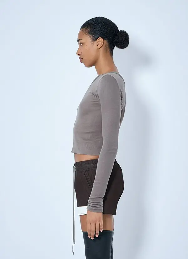 Rick Owens Asymmetric Long-sleeve Top