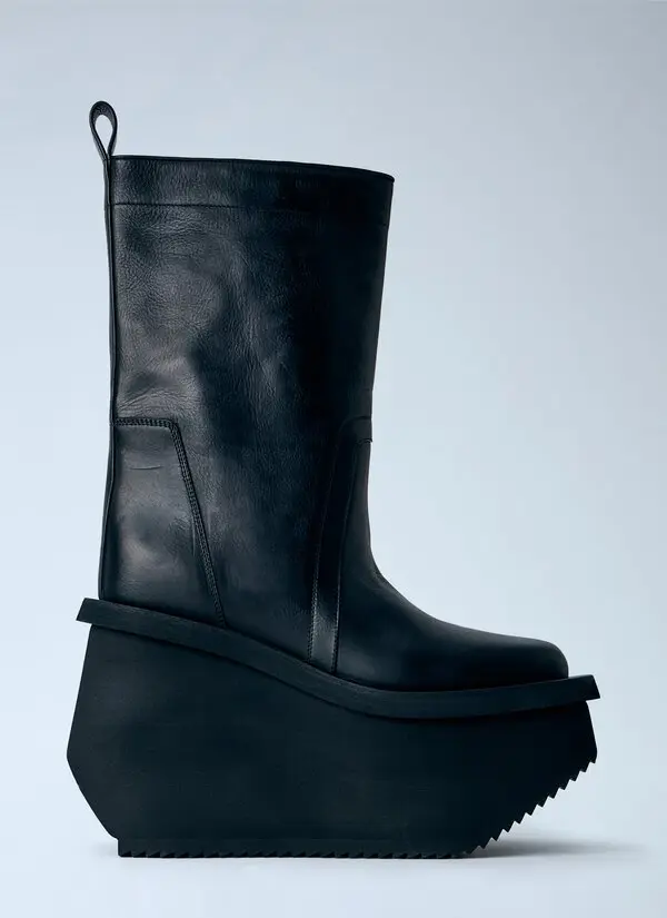Rick Owens Factory Leather Boots
