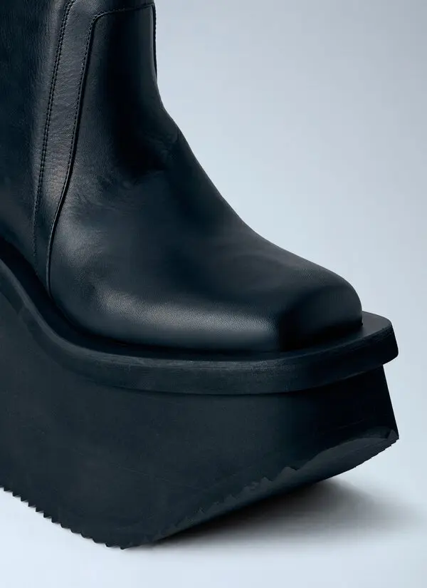 Rick Owens Factory Leather Boots