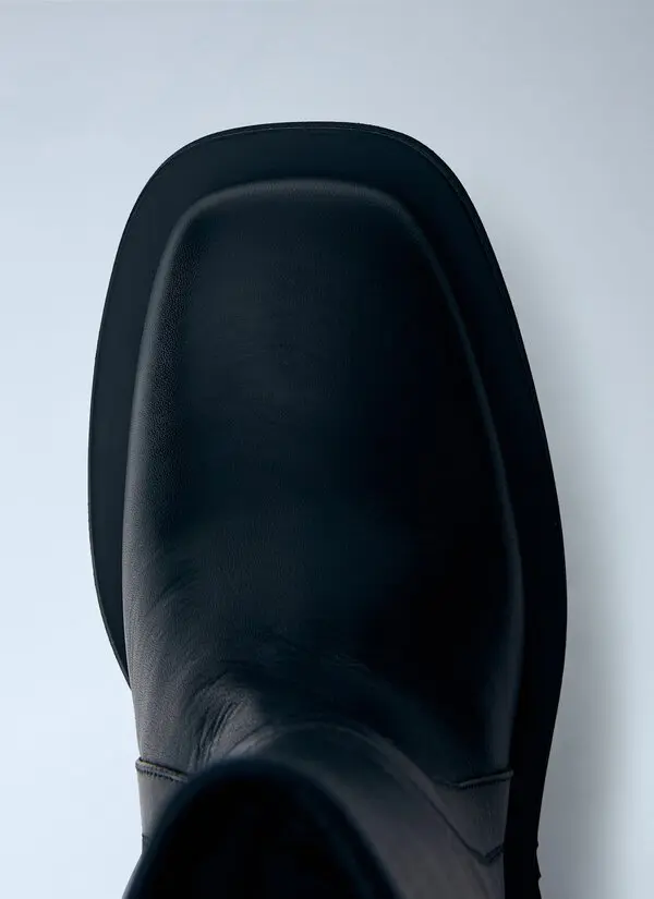 Rick Owens Factory Leather Boots