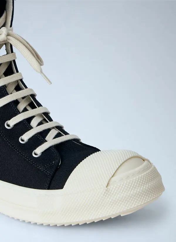 Rick Owens High-top Canvas Sneakers