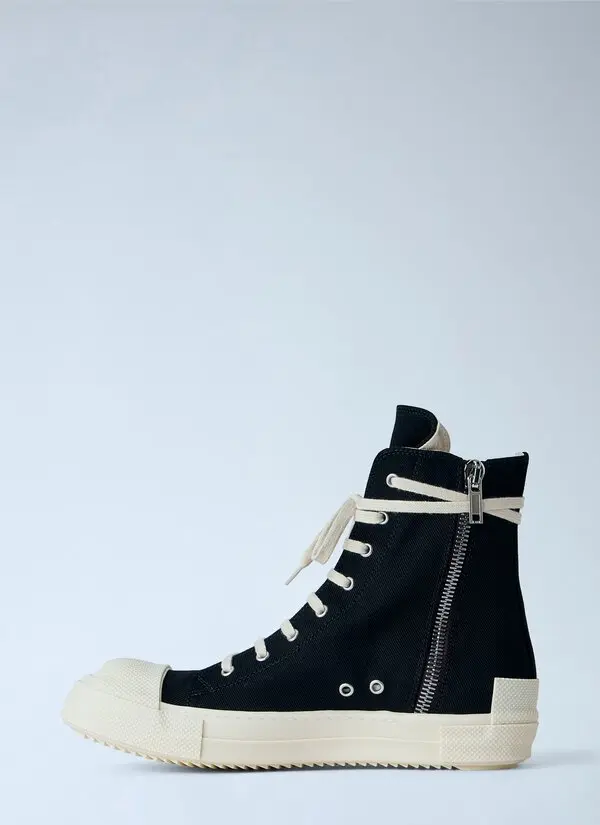 Rick Owens High-top Canvas Sneakers