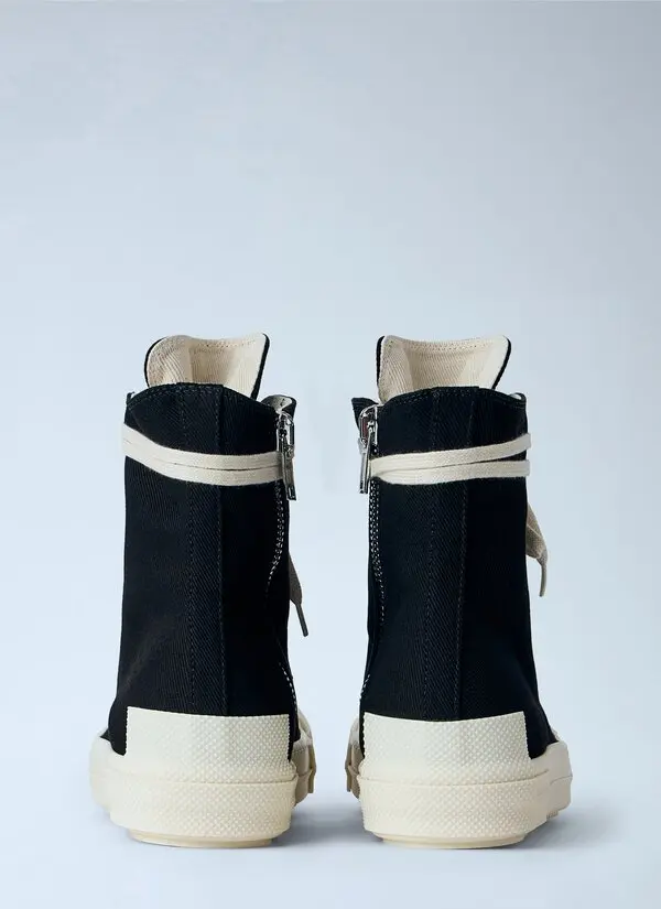 Rick Owens High-top Canvas Sneakers