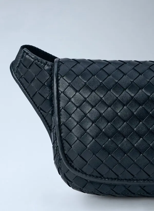 Bottega Veneta Intrecciato Woven Leather Belt Bag