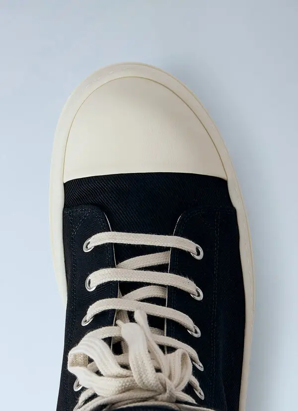 Rick Owens High-top Canvas Sneakers