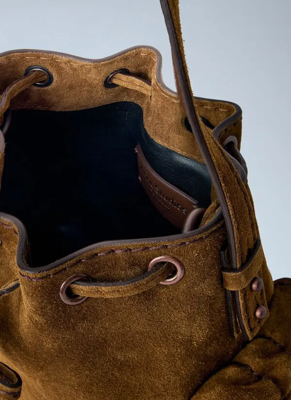 Acne Studios Multipocket Mini Bucket Bag - Brown
