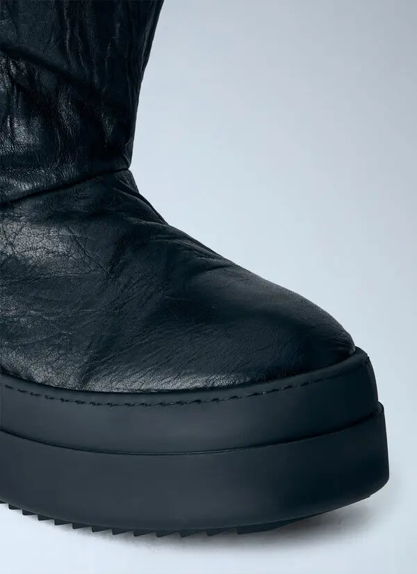Rick Owens Fringed Mega Bumper Lunar Boots