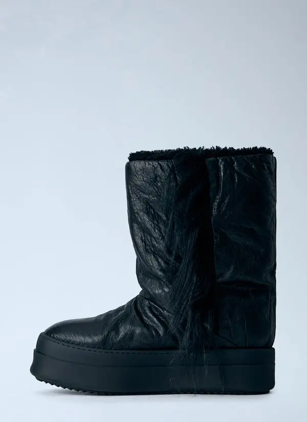Rick Owens Fringed Mega Bumper Lunar Boots