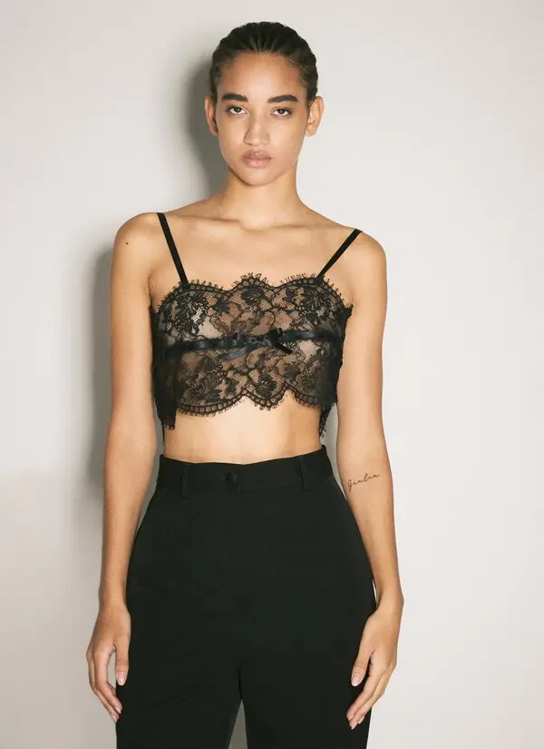 Dolce & Gabbana Lace Lingerie Top