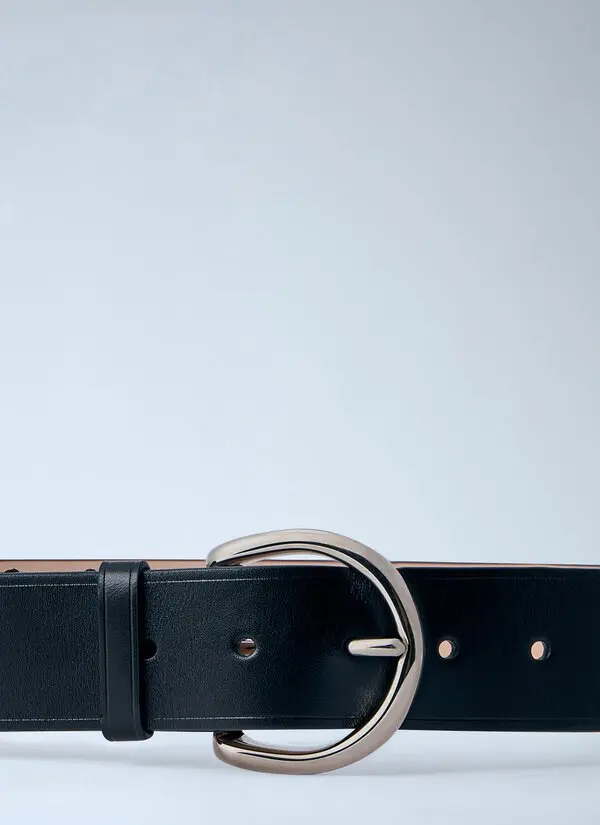Phoebe Philo Round Buckle Belt