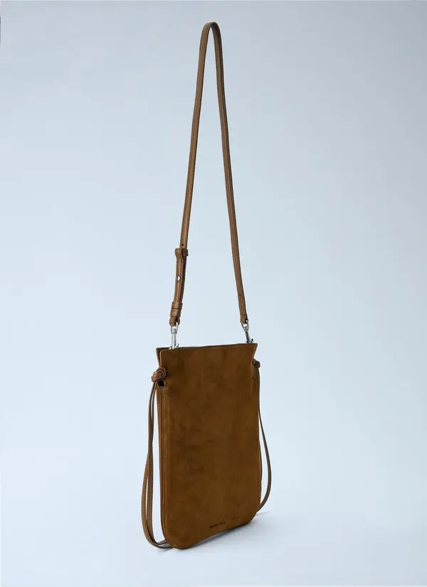 Phoebe Philo Suede Tie Pouch Crossbody Bag