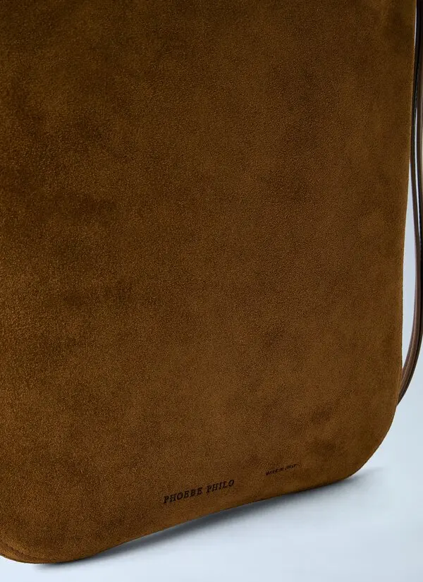Phoebe Philo Suede Tie Pouch Crossbody Bag