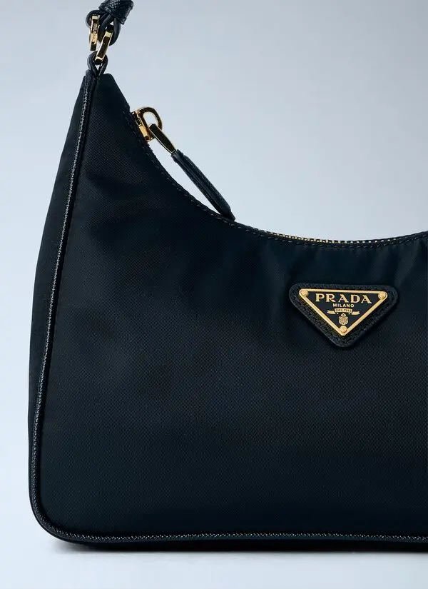 Prada Re-edition 2005 Re-nylon And Saffiano Mini Bag - Black