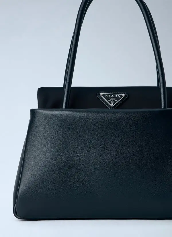 Prada Passage Small Handbag With Re-nylon Flap