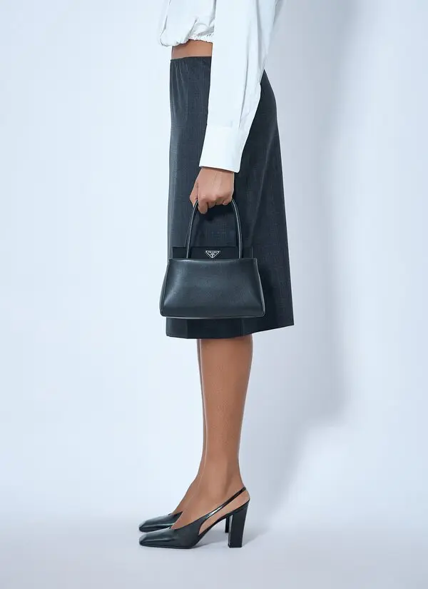 Prada Passage Small Handbag With Re-nylon Flap