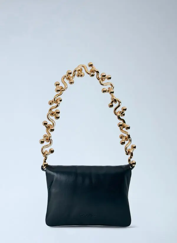 Sportmax Mini Soffy Leather Handbag - Black