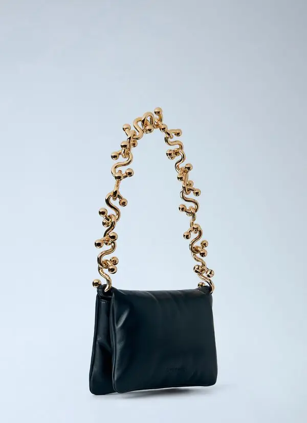 Sportmax Mini Soffy Leather Handbag - Black