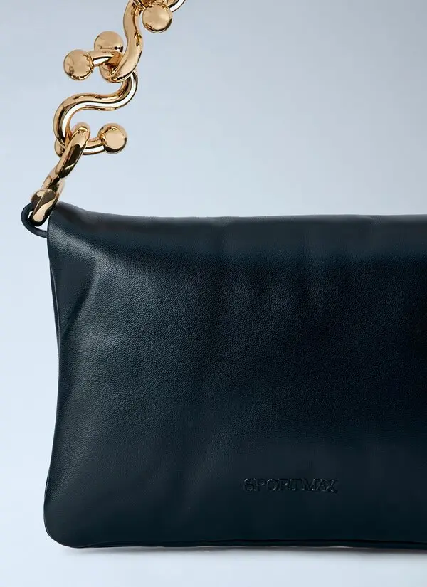 Sportmax Mini Soffy Leather Handbag - Black
