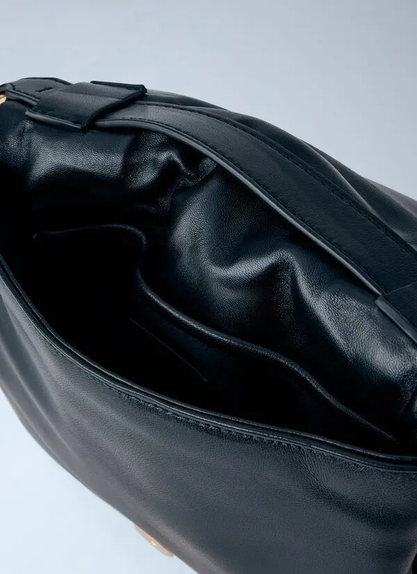 Sportmax Mini Soffy Leather Handbag - Black